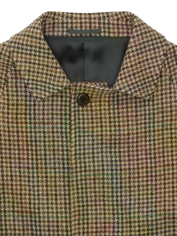 FORTELA Amedeo Single-breasted Tweed Coat