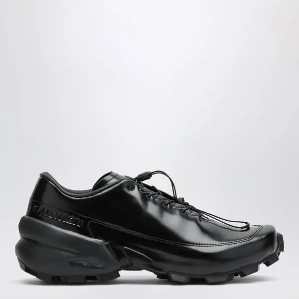 MM6 X SALOMON Crossderby Mini Leather Sneakers With Quick-lace System
