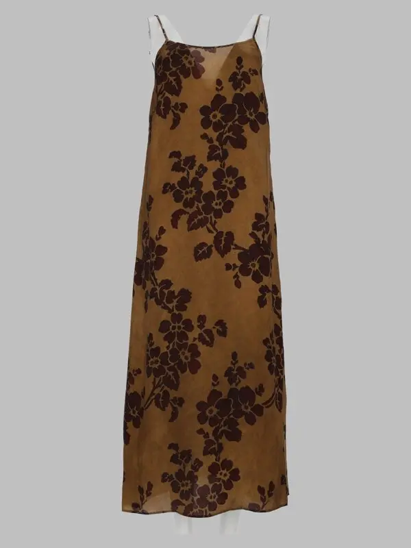 UMA WANG Floral Print Slip Dress - Multicolour