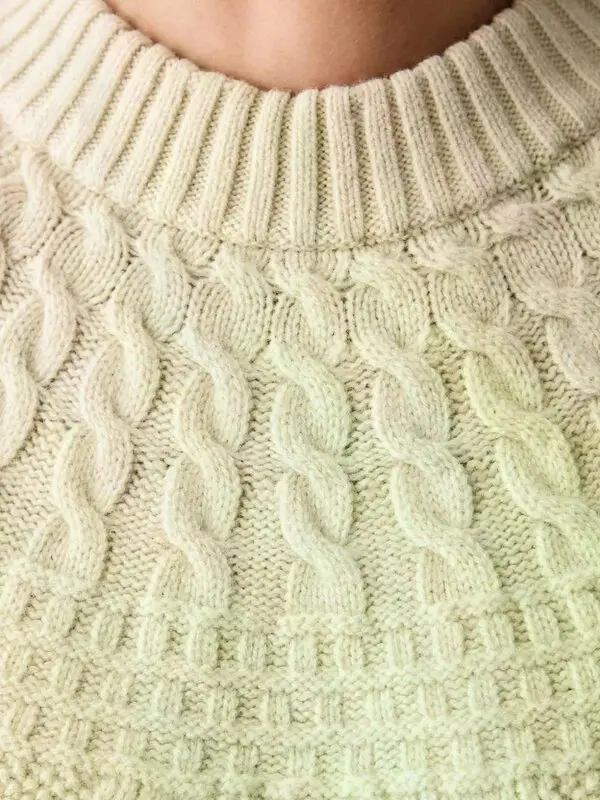 Fjallraven Cable-knit Wool Sweater