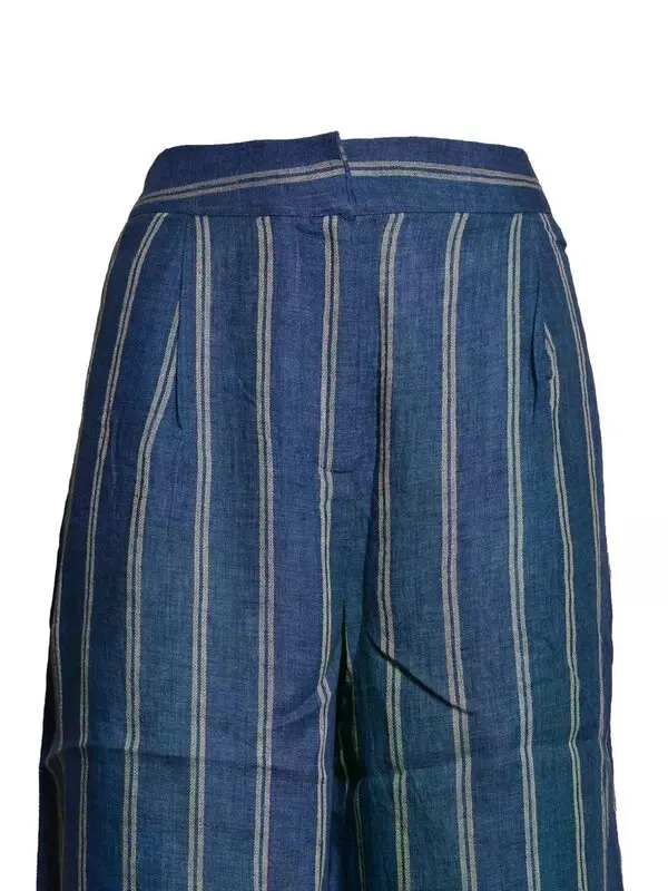 JCSOPHIE Leroy Striped Wide-leg Trousers