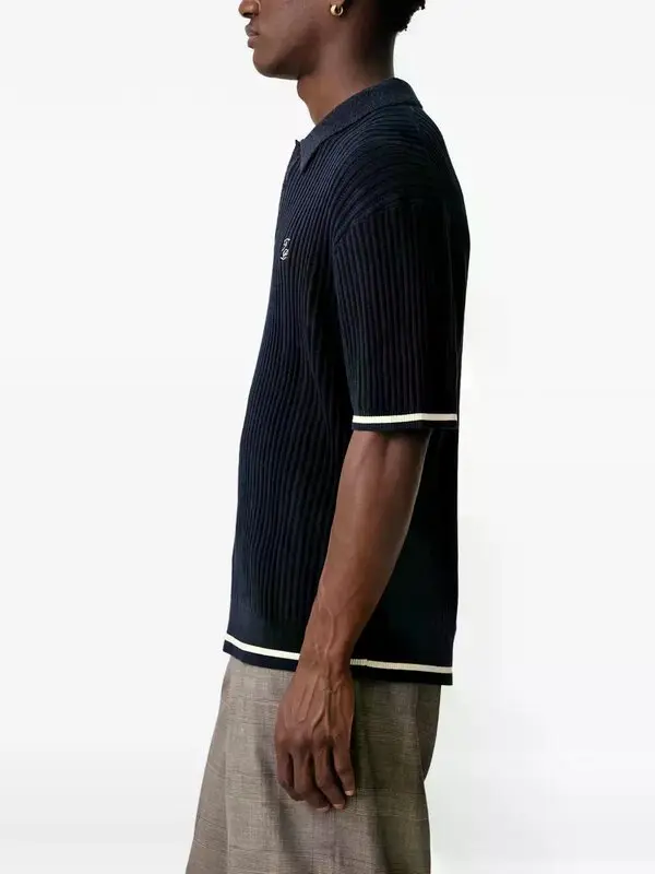 Filling Pieces Logo-embroidered Polo Shirt