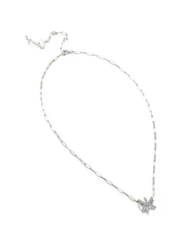 Kenzo Double K Necklace - Silver