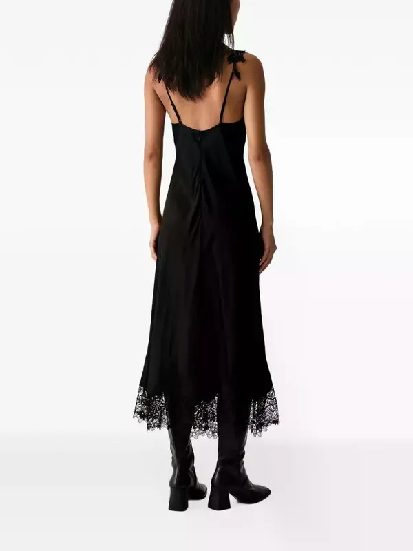 Farm Rio Lace Slip Maxi Dress