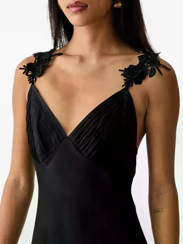 Farm Rio Lace Slip Maxi Dress