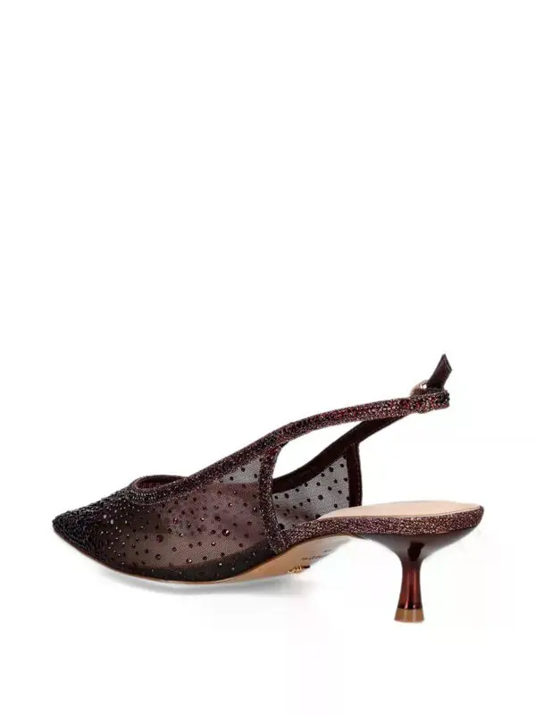 Dune London Cirelle Crystal-embellished Mesh Pumps