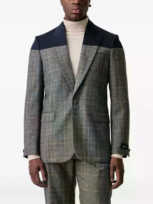 Kenzo Checks Single-breasted Blazer