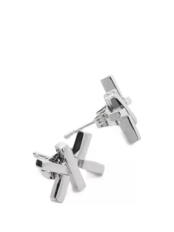 Kenzo Double K Logo Earrings