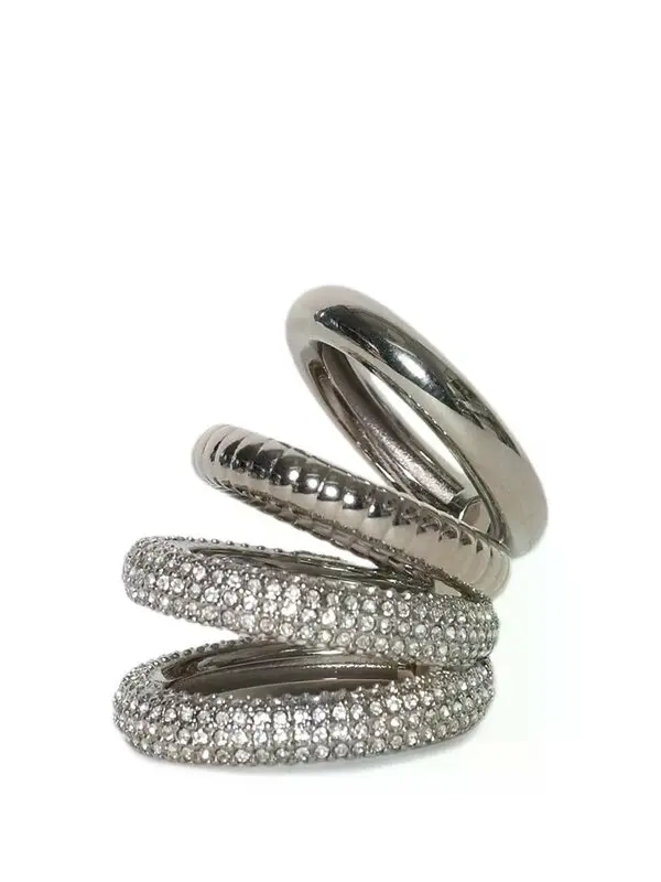 Rabanne Crystal-embellished Spiral Ear Cuff