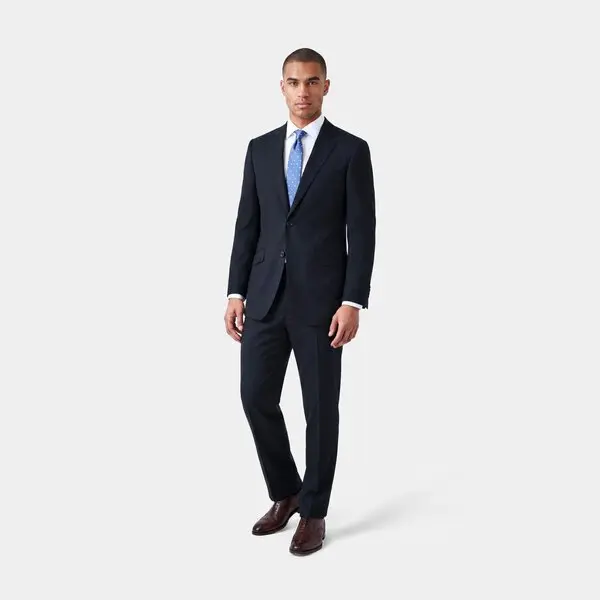 INDOCHINO Johnby Twill Deep Blazer - Navy