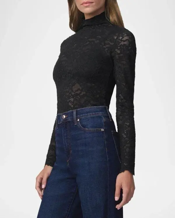 JOE & APOS;S JEANS Tony Lace Cotton-blend Long-sleeve Top