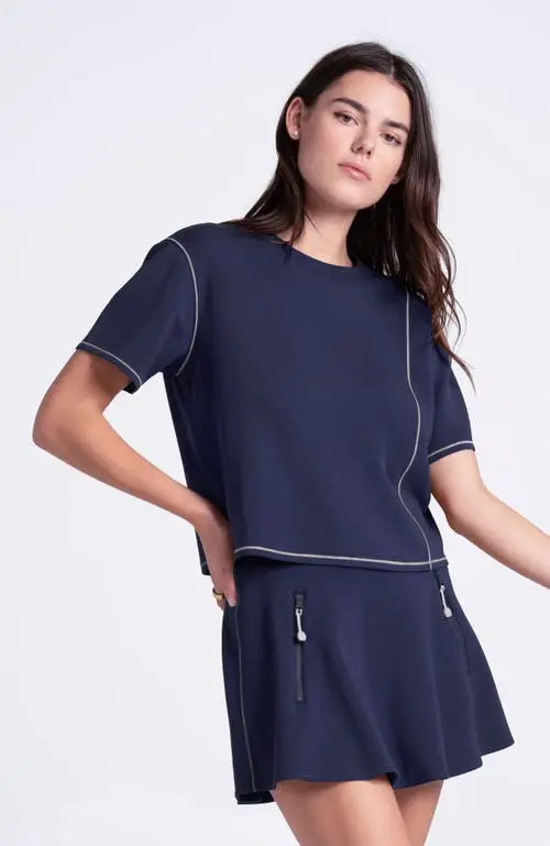 Lucky In Love Womens' Pure Luxe Short Sleeve Top