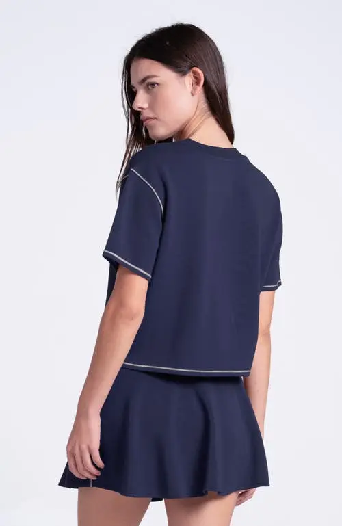 Lucky In Love Womens' Pure Luxe Short Sleeve Top