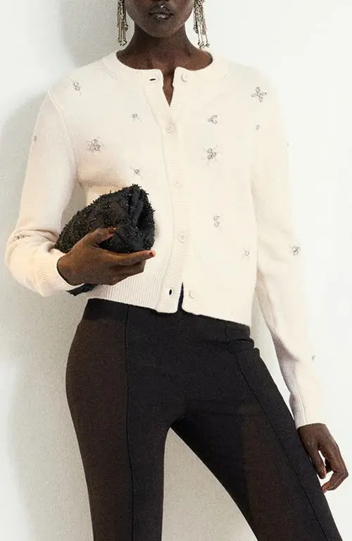 Mango Embellished Cardigan