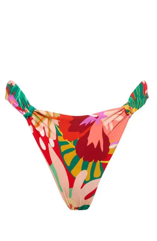 VYB SWIM Mai Tai Knotted Bikini Bottom