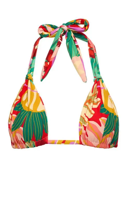 VYB SWIM Mai Tai Jemma Halter Bikini Top - Multi