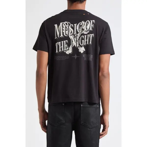MIDNIGHT RODEO Music Of The Night Graphic T-shirt