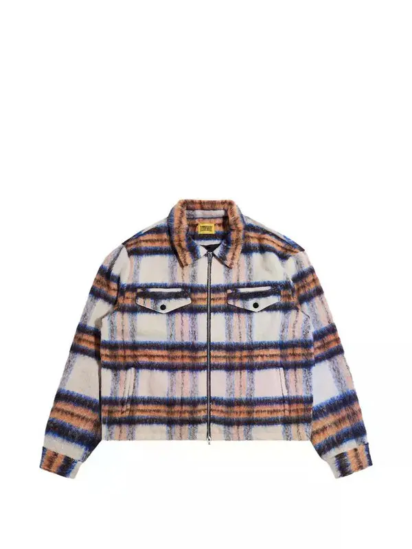 DIET STARTS MONDAY Check Mohair Jacket