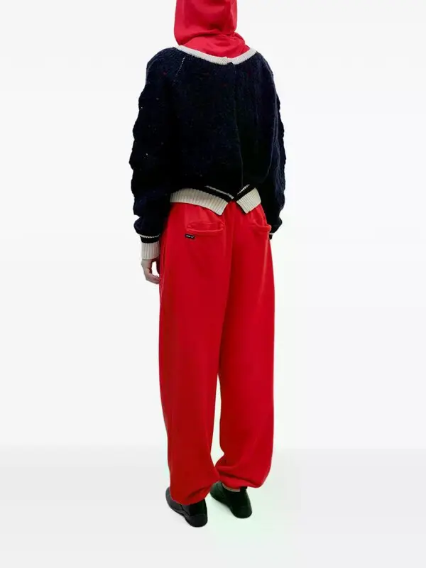 OPEN YY Pointelle-knit Sweater