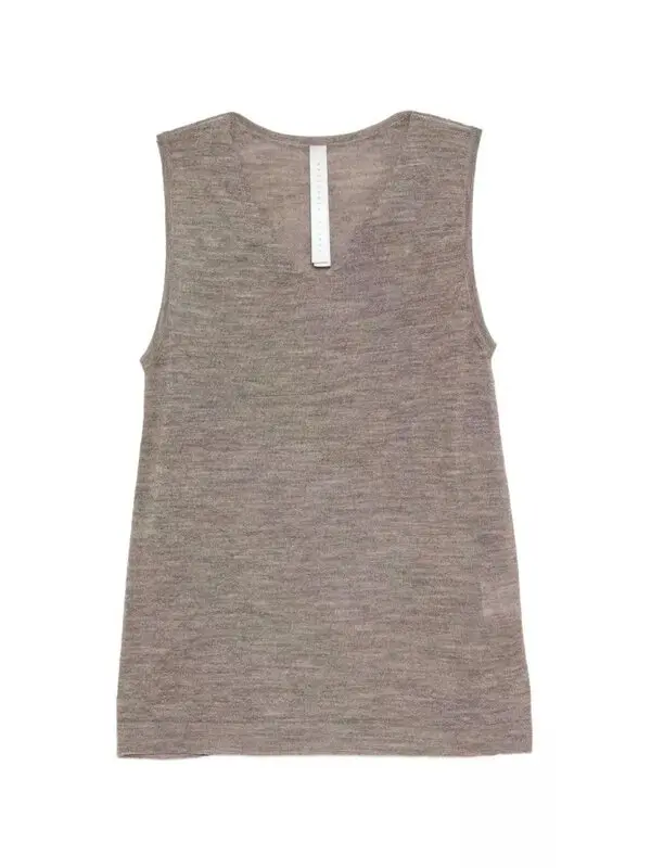 LAUREN MANOOGIAN Fine-knit High-v Vest