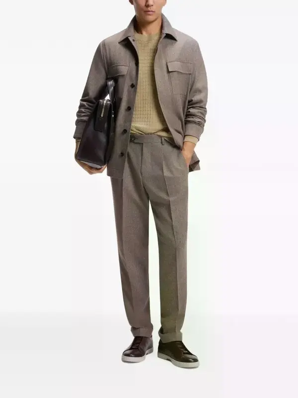 BOSS Waffle-knit Silk Sweater