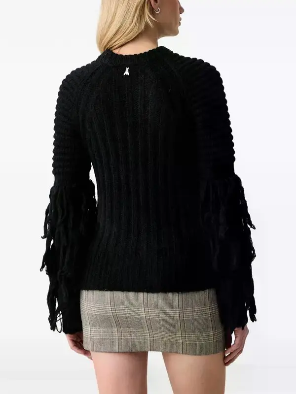 Patrizia Pepe Fringed Sweater