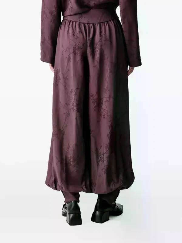 Stine Goya Floral-jacquard Balloon Trousers