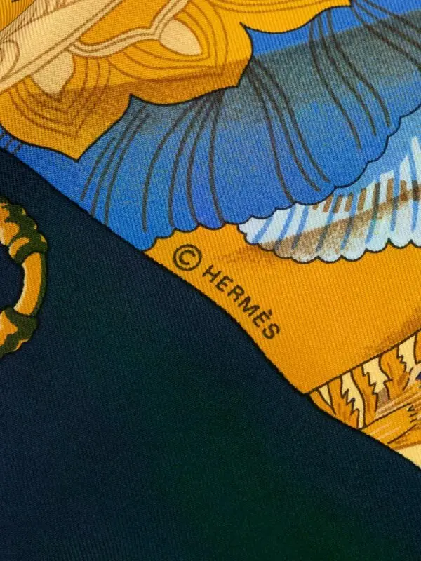 Hermès 1990-2010 Soleil De Soie Silk Scarf 90 Scarves