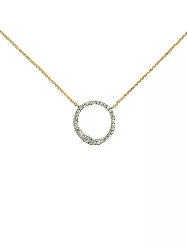 Monica Vinader Riva Pavé Diamond Necklace