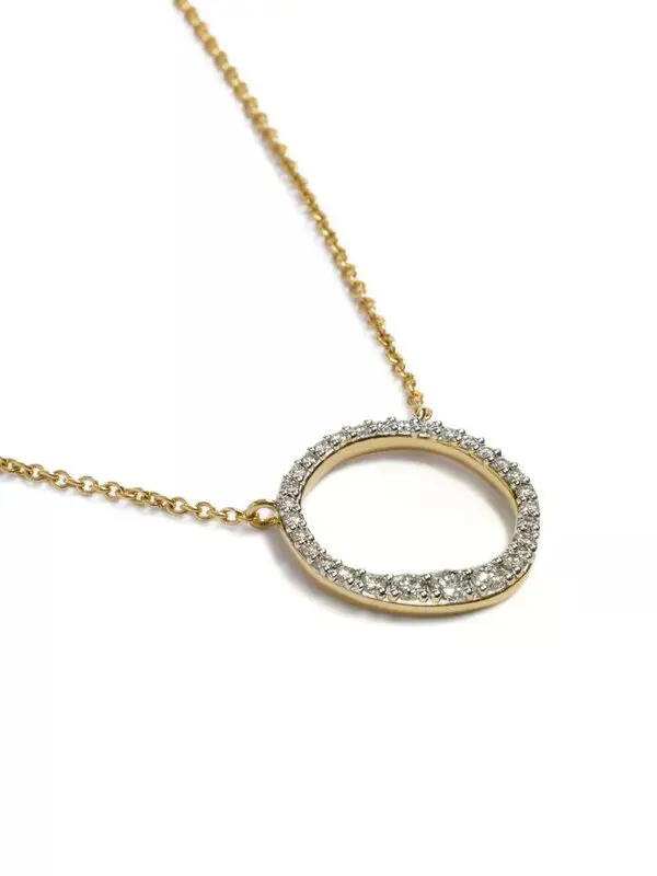 Monica Vinader Riva Pavé Diamond Necklace