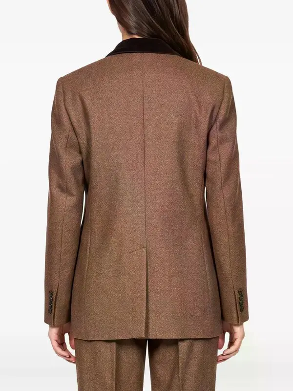 Max Mara Single-breasted Wool Tweed Jacket