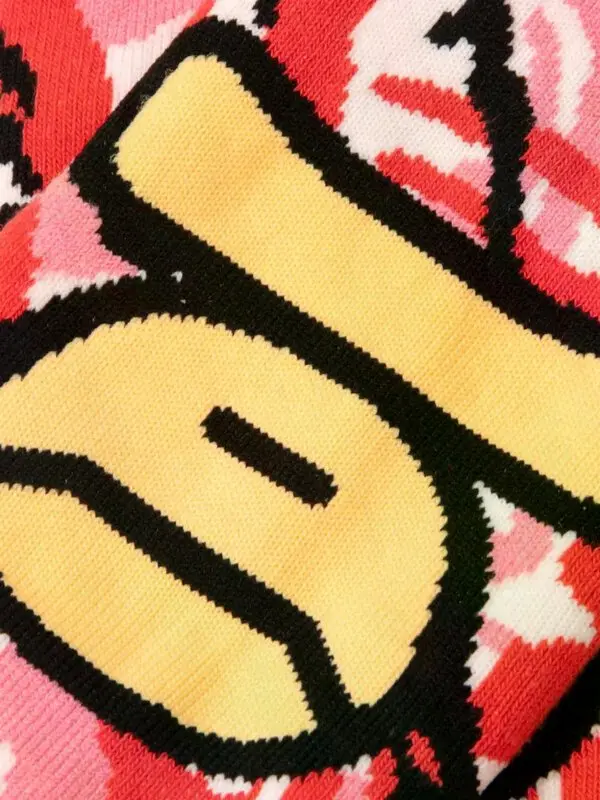 AAPE BY *A BATHING APE Aaper Camo-print Socks - Pink