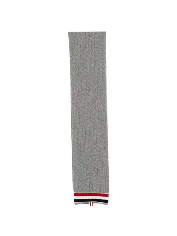 Thom Browne Virgin-wool Cable-knit Scarf