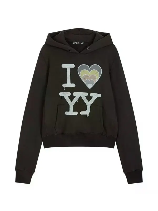 OPEN YY Graphic-print Hoodie