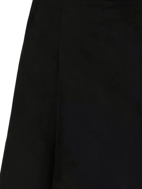 PUSHBUTTON Flared Tuck Culotte Pants