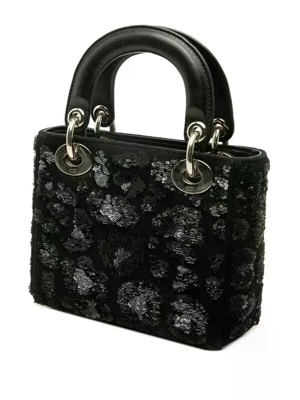 Dior 2014 Mini Wool And Sequins Lady Satchel