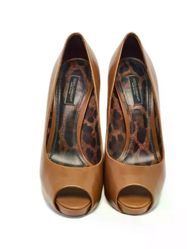 Dolce & Gabbana Peep-toe Platform Pumps