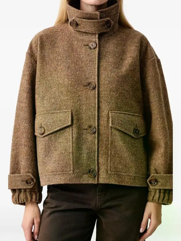 SESSUN Hattson Button-up Pocket-detail Jacket