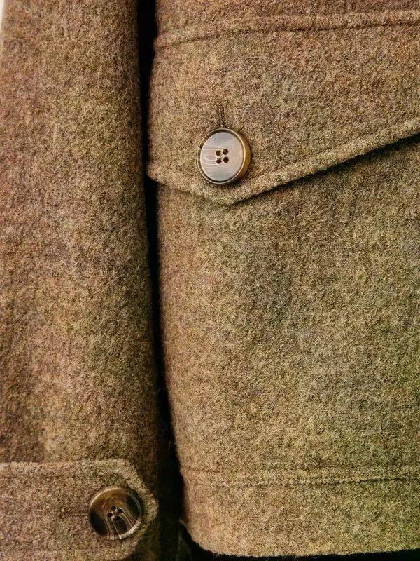 SESSUN Hattson Button-up Pocket-detail Jacket