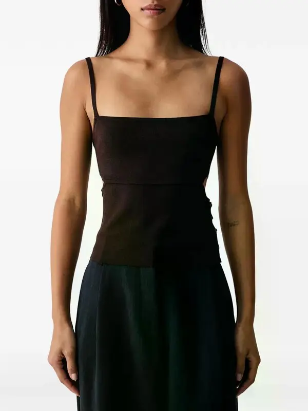 SESSUN Lally Hook-fastening Sleeveless Top