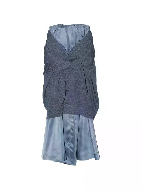 Toga Layered Tie-waist Skirt