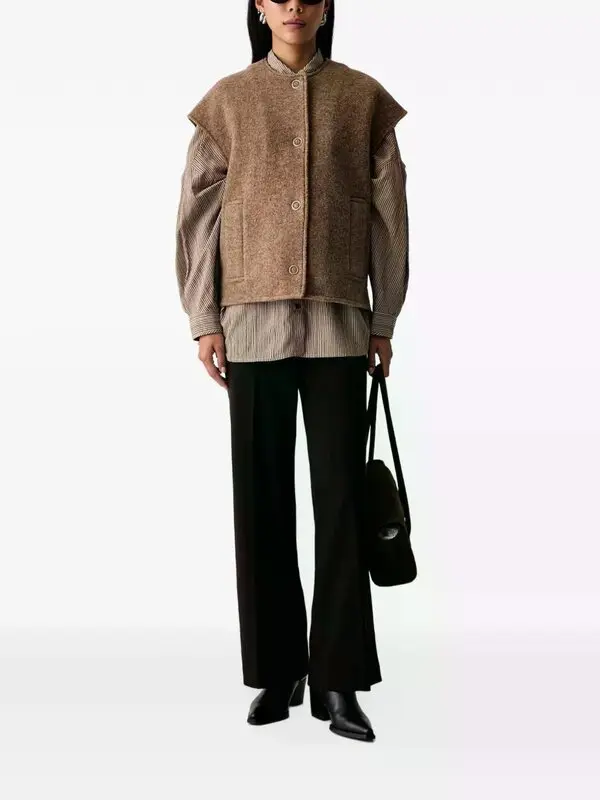 SESSUN Hanzo Button-up Sleeveless Jacket