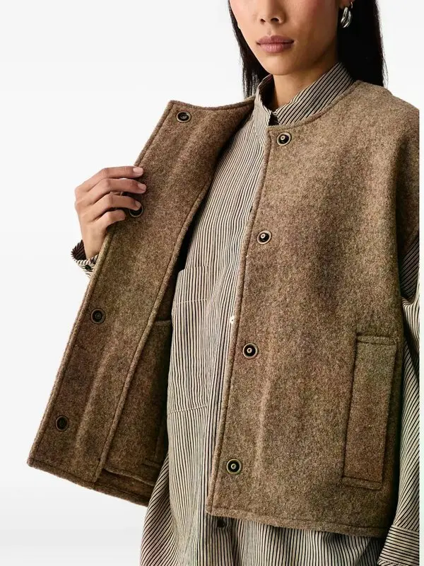 SESSUN Hanzo Button-up Sleeveless Jacket