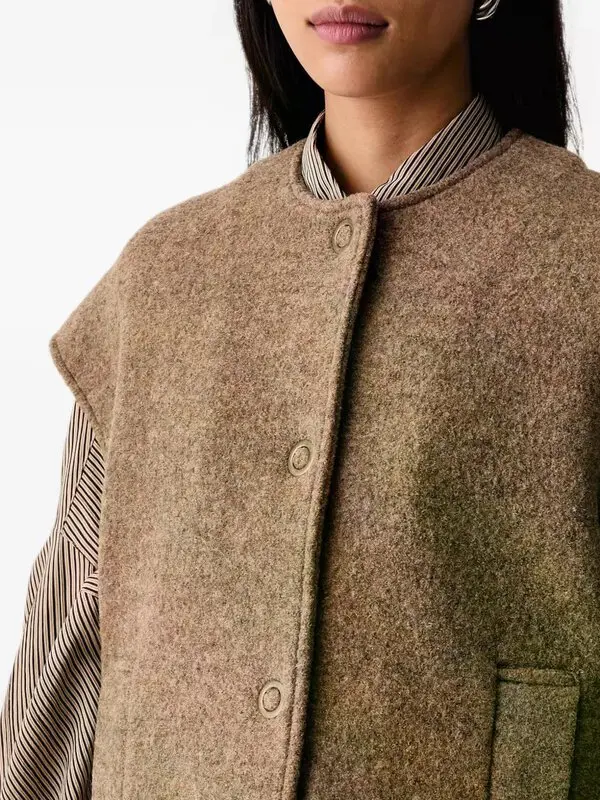 SESSUN Hanzo Button-up Sleeveless Jacket