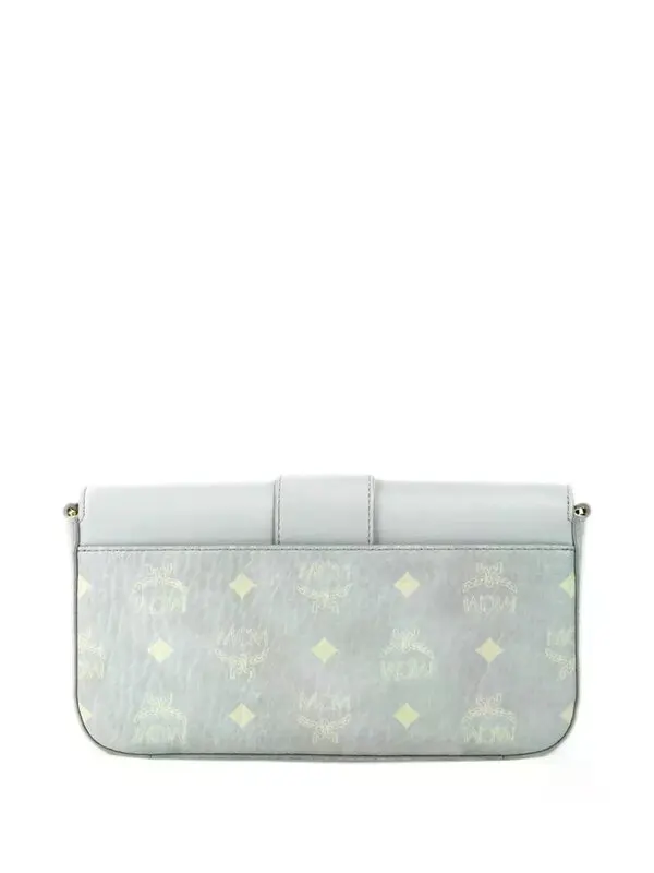 Mcm Small Mode Travia Visetos Leather Clutch Bag