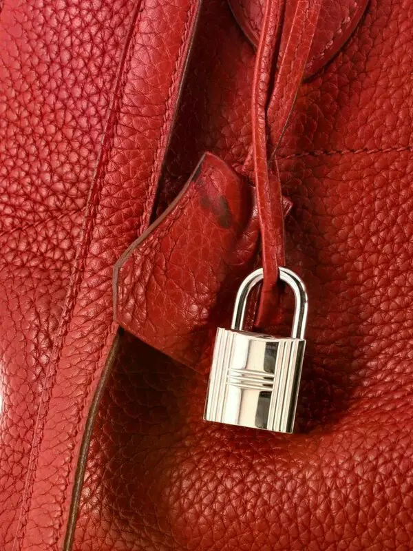 Hermès Bolide Bag Clemence 31 Satchel - Red