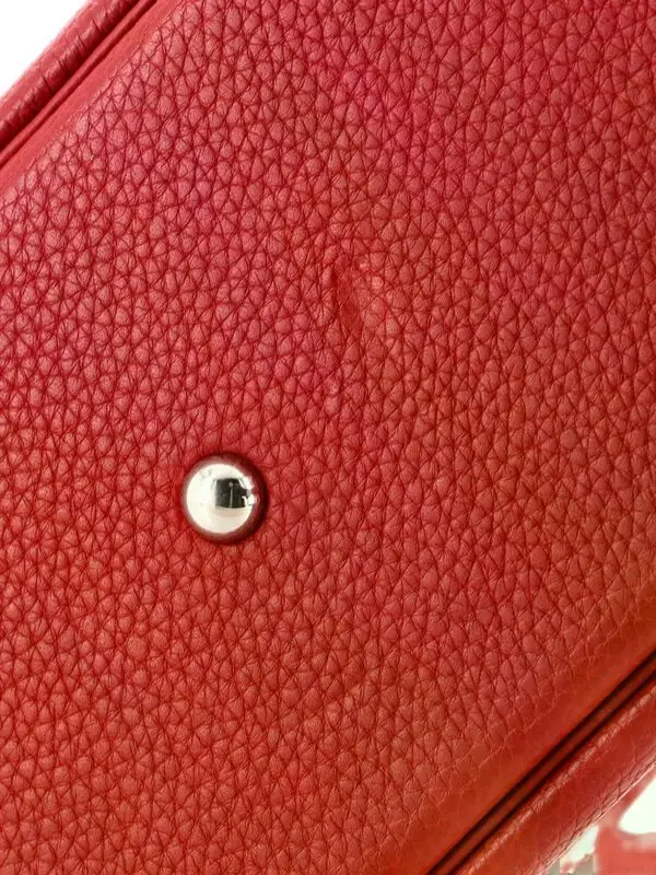 Hermès Bolide Bag Clemence 31 Satchel - Red