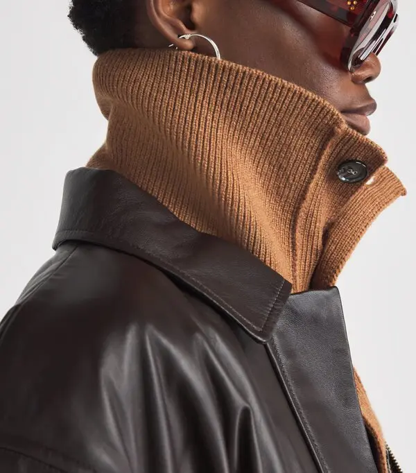 AMI Paris Wool High-collar Sweater