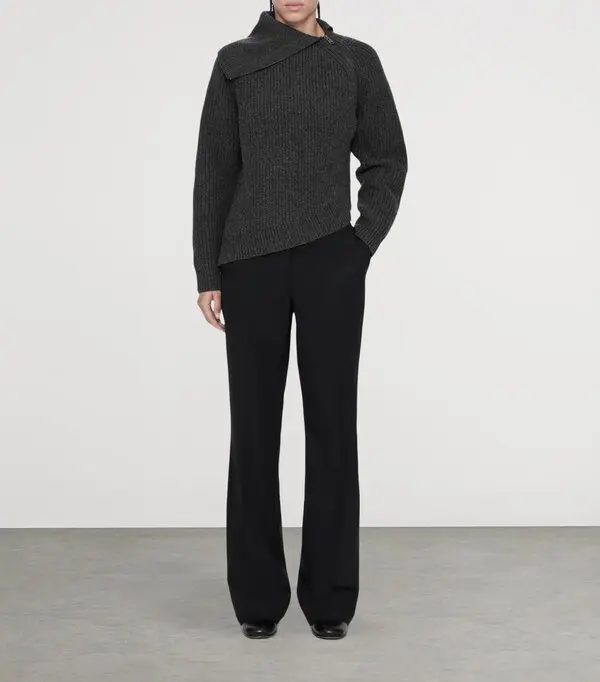 ALLSAINTS Wool Asymmetric Cleo Sweater