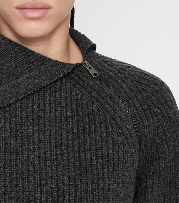 ALLSAINTS Wool Asymmetric Cleo Sweater